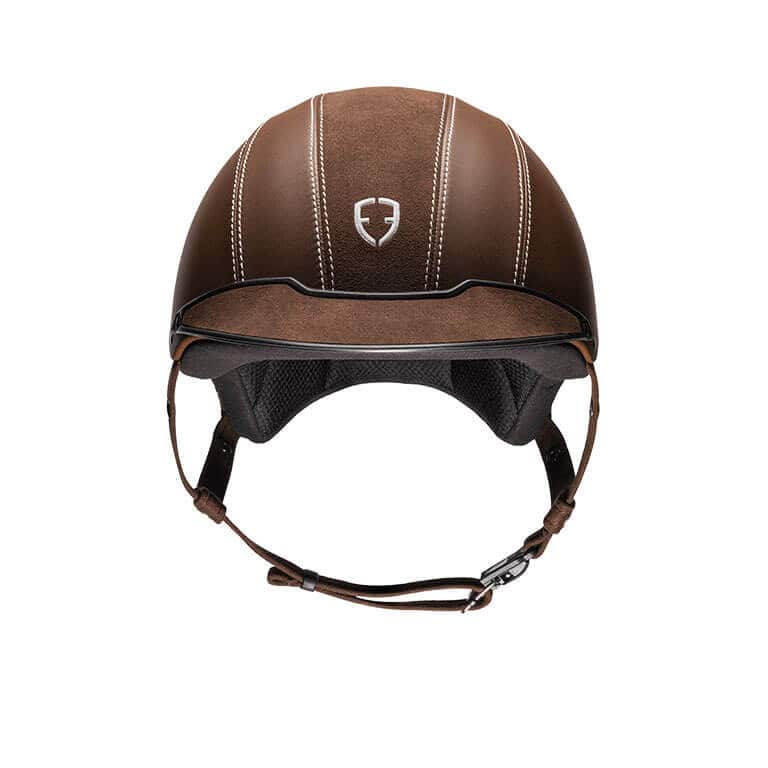 Egide Mocha Leather Helmet - Equestrian Riding Helmet - Egide – Helite US